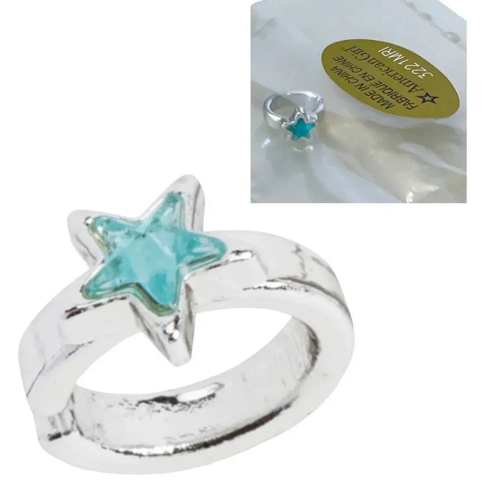 American Girl | Toys | American Girl Doll Ring Silver Blue Gemstone ...